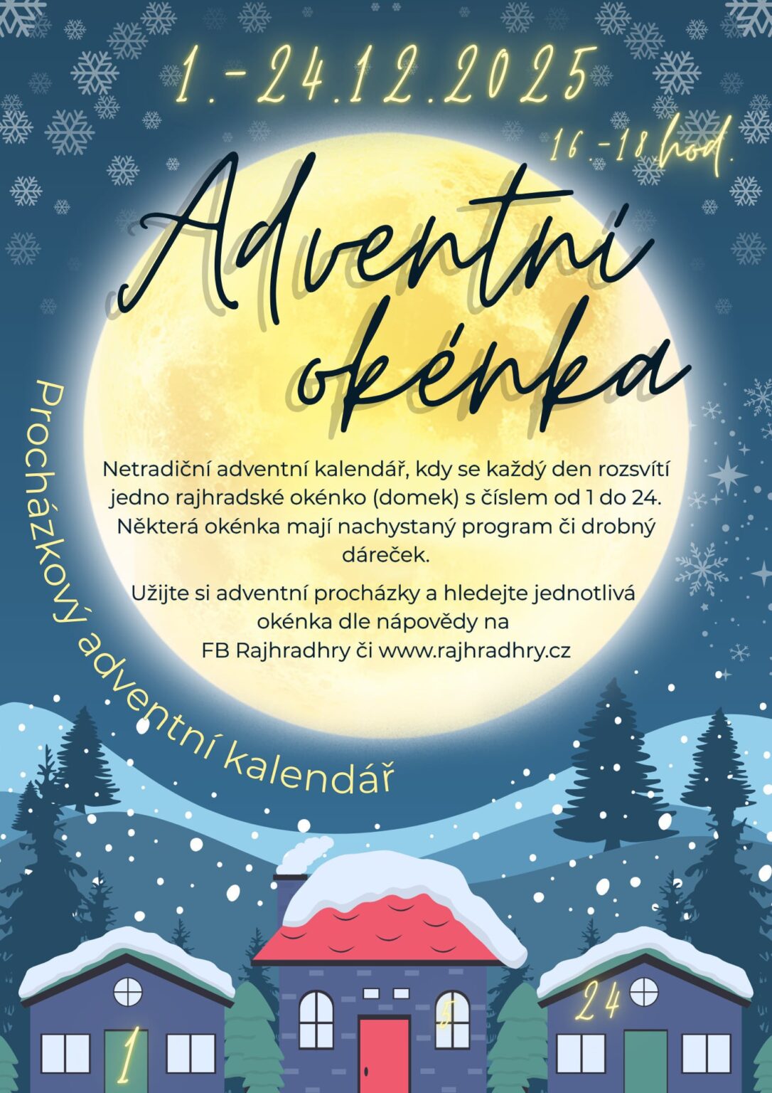 Adventní okénka v Rajhradě 2025 • Město Rajhrad
