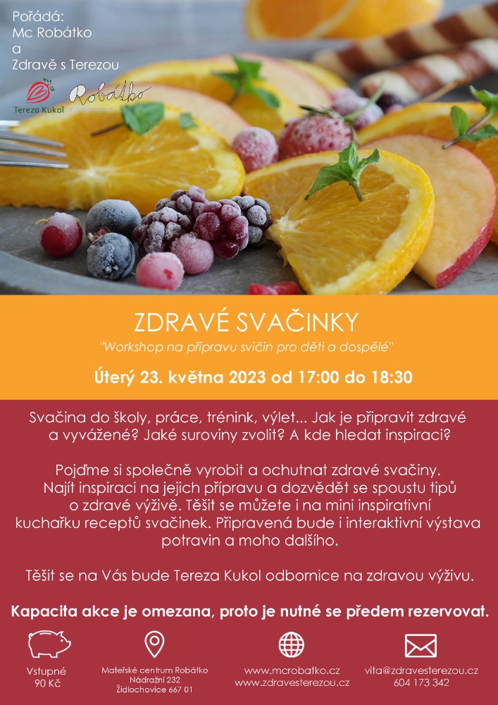 workshop Zdravé svačinky • Město Rajhrad